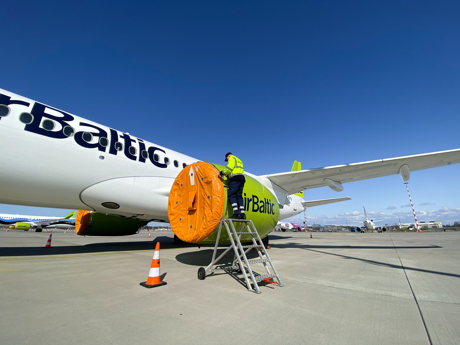 Keeping our parked planes in flying shape - airBaltic blog